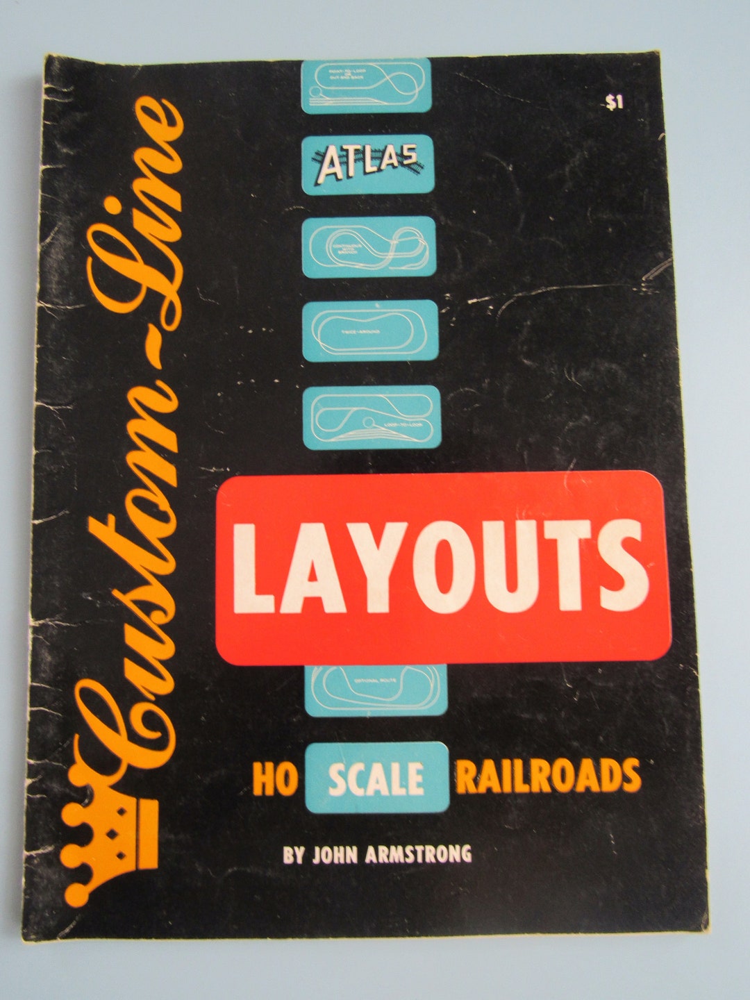 Custom-line Atlas Layouts HO Scale Railroads by John Armstrong 1957 ...
