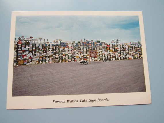Vintage Famous Watson Lake Sign Boards Yukon Alaska Unused - Etsy