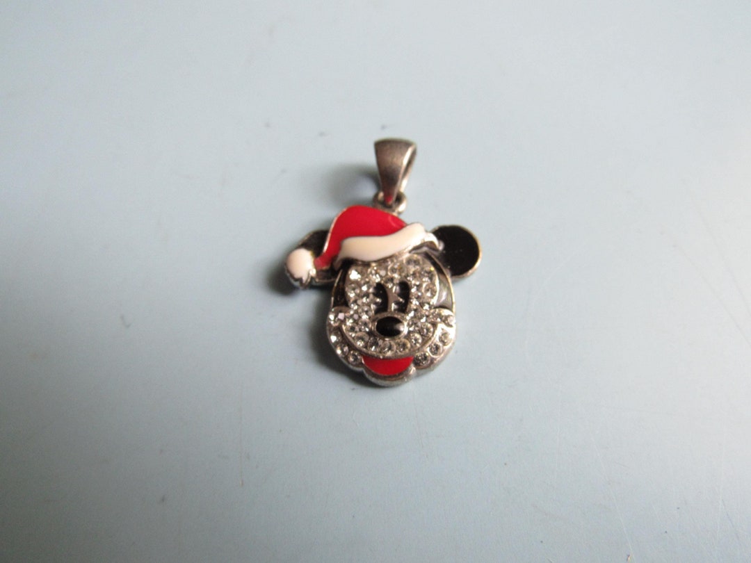 Vintage Walt Disney Mickey Mouse Santa Pendant Free Shipping - Etsy