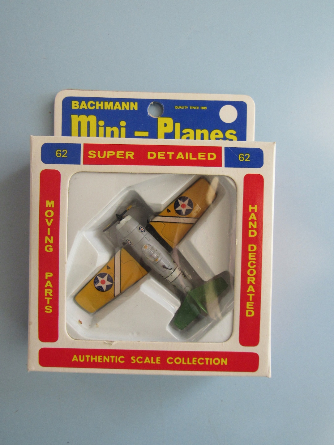 Vintage Bachmann Mini-planes Grumman F4F Wildcat No. 62 Free Shipping - Etsy