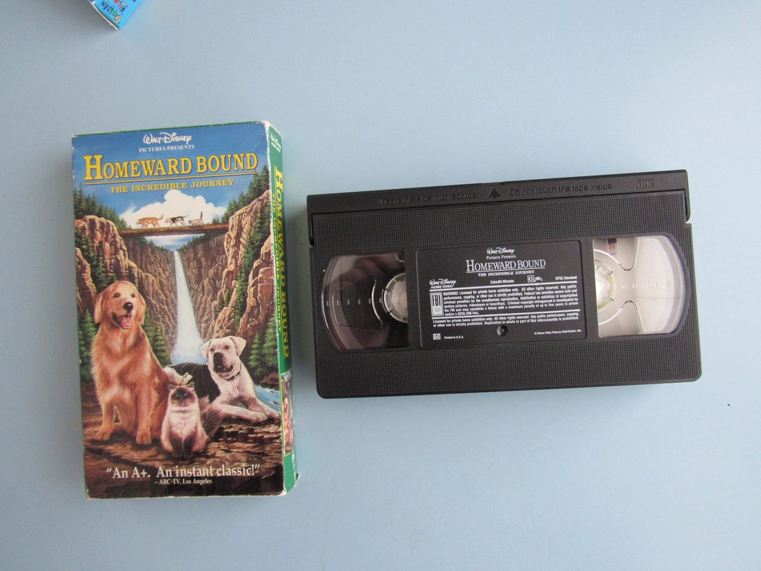 Vintage Walt Disney Homeward Bound VHS Free Shipping - Etsy