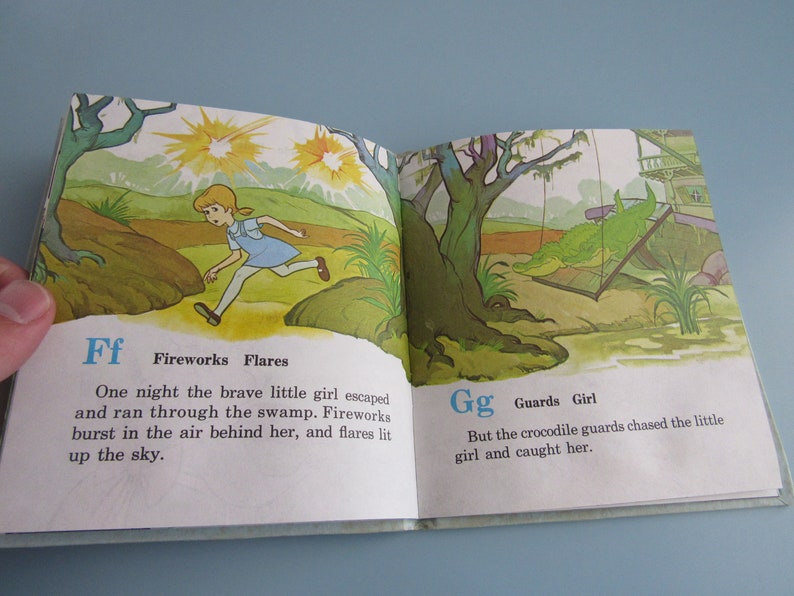 The Rescuers ABC Golden Tell-a-tale Book 1977 Walt Disney Free - Etsy