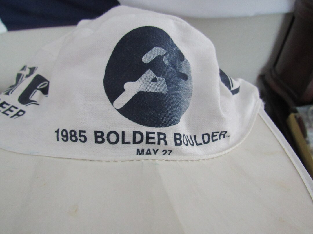 Vintage Bolder Boulder Painter's Cap 1985 Free Shipping - Etsy