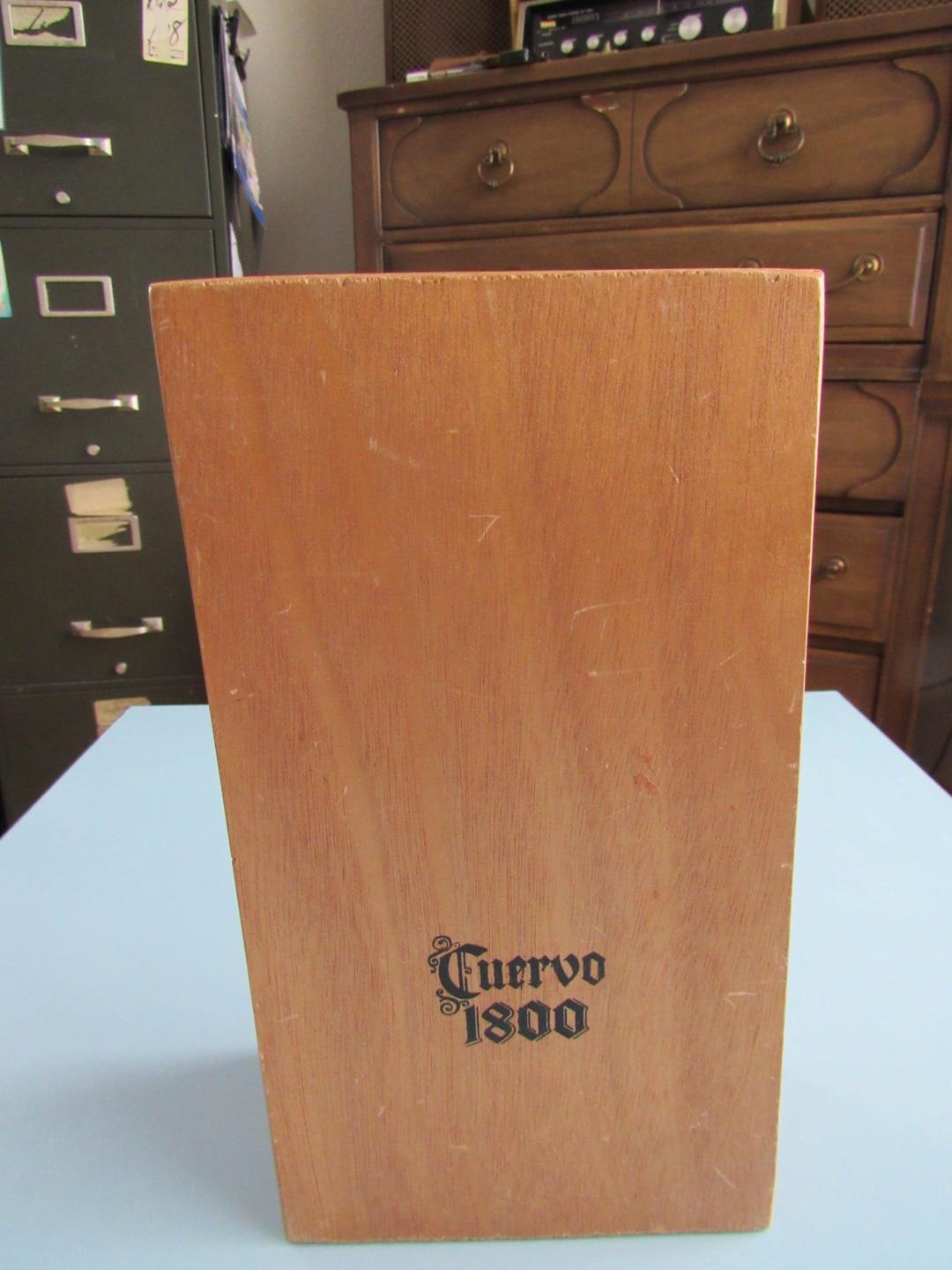 Vintage Jose Cuervo 1800 Tequila Wooden Box Empty Free Shipping - Etsy