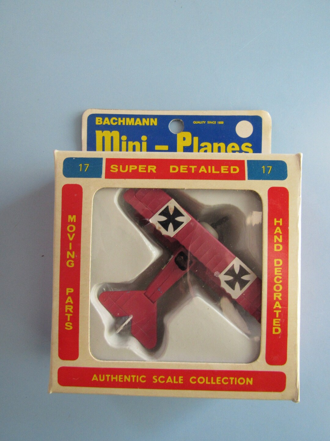Vintage Bachmann Mini-planes Fokker DR-1 No. 17 Free Shipping - Etsy