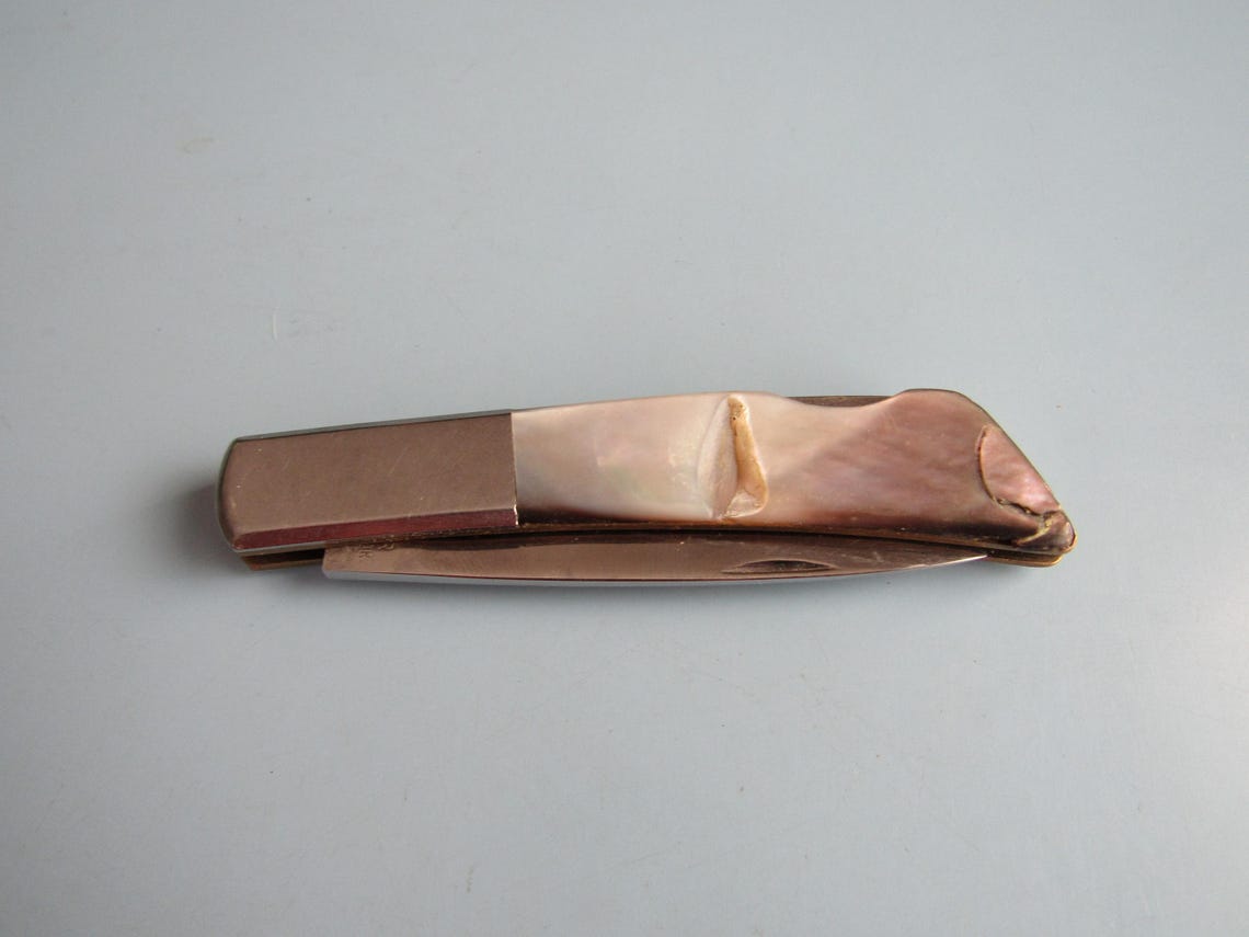 Vintage Gerber Silver Knight by Sakai Pocket Knife Free Shipping - Etsy
