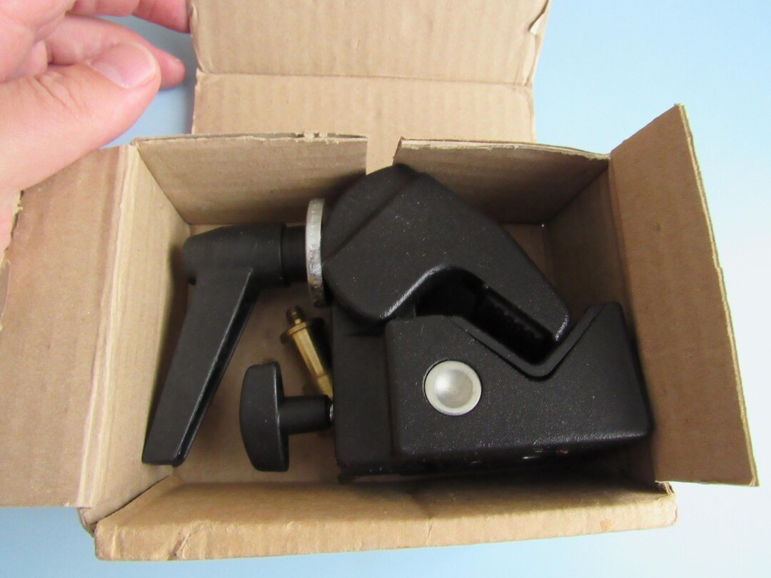 Vintage Bogen Art 035 Super Clamp With Standard Stud in Original Box ...