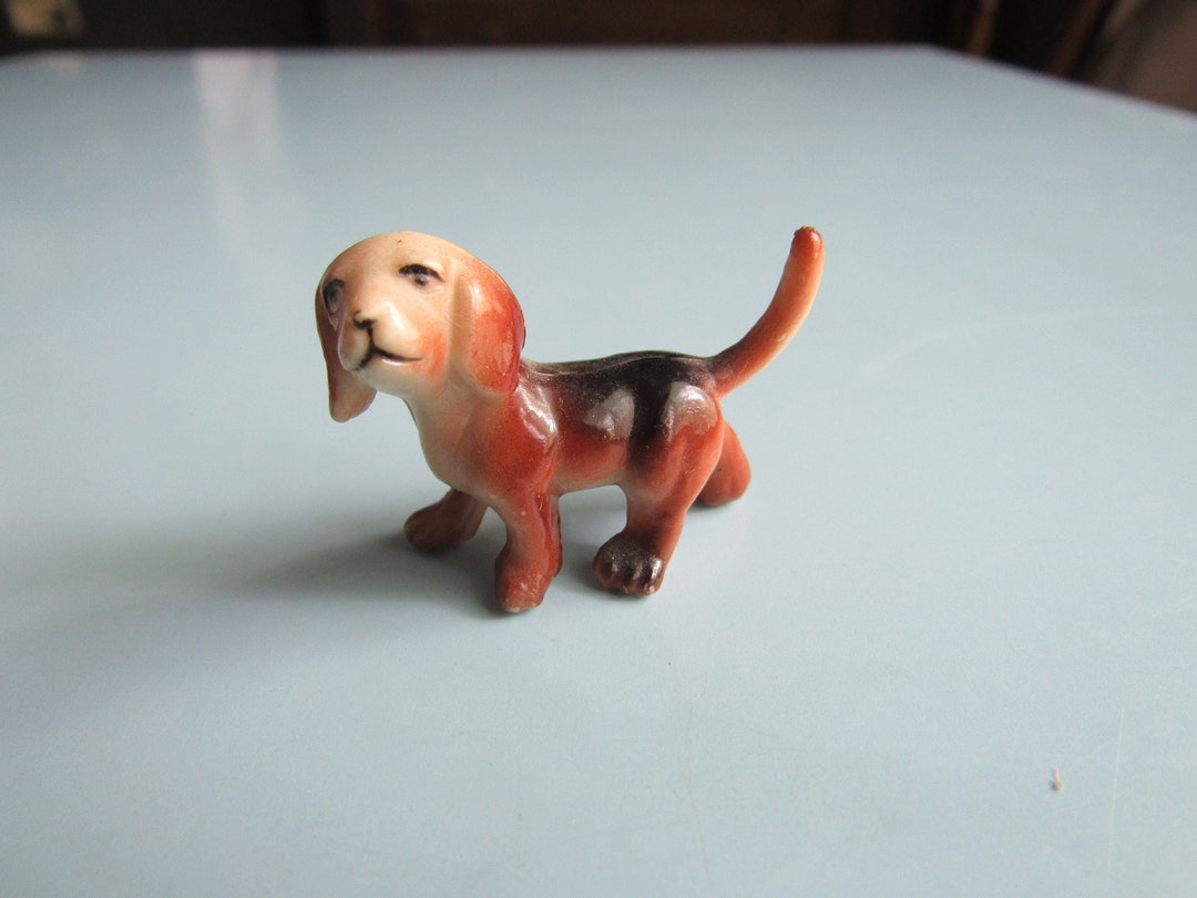 Vintage Celluloid Plastic Dog Figurine Hong Kong Free Shipping - Etsy