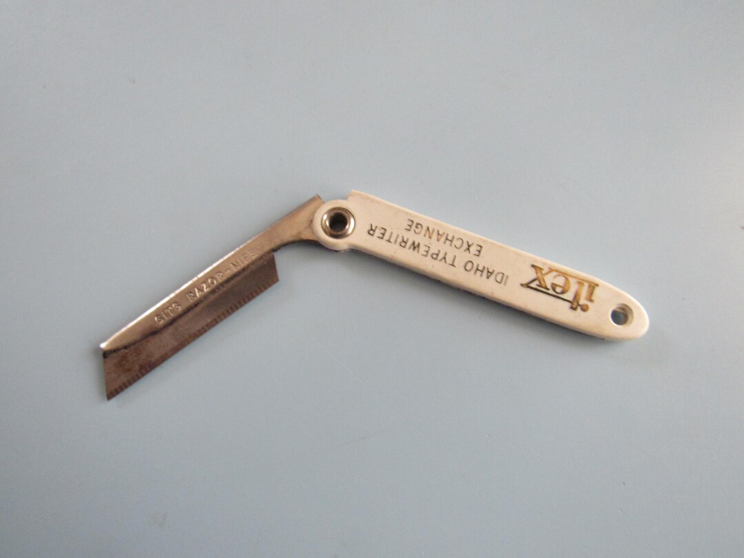 Vintage Gits Razor Nife Knife Idaho Typewriter Exchange Free Shipping ...
