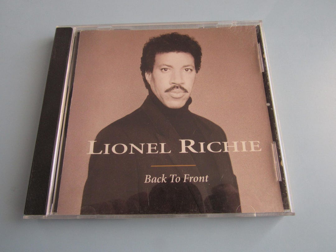 Lionel Richie Back to Front CD 1992 Free Shipping - Etsy