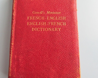 Miniature English Dictionary - Etsy