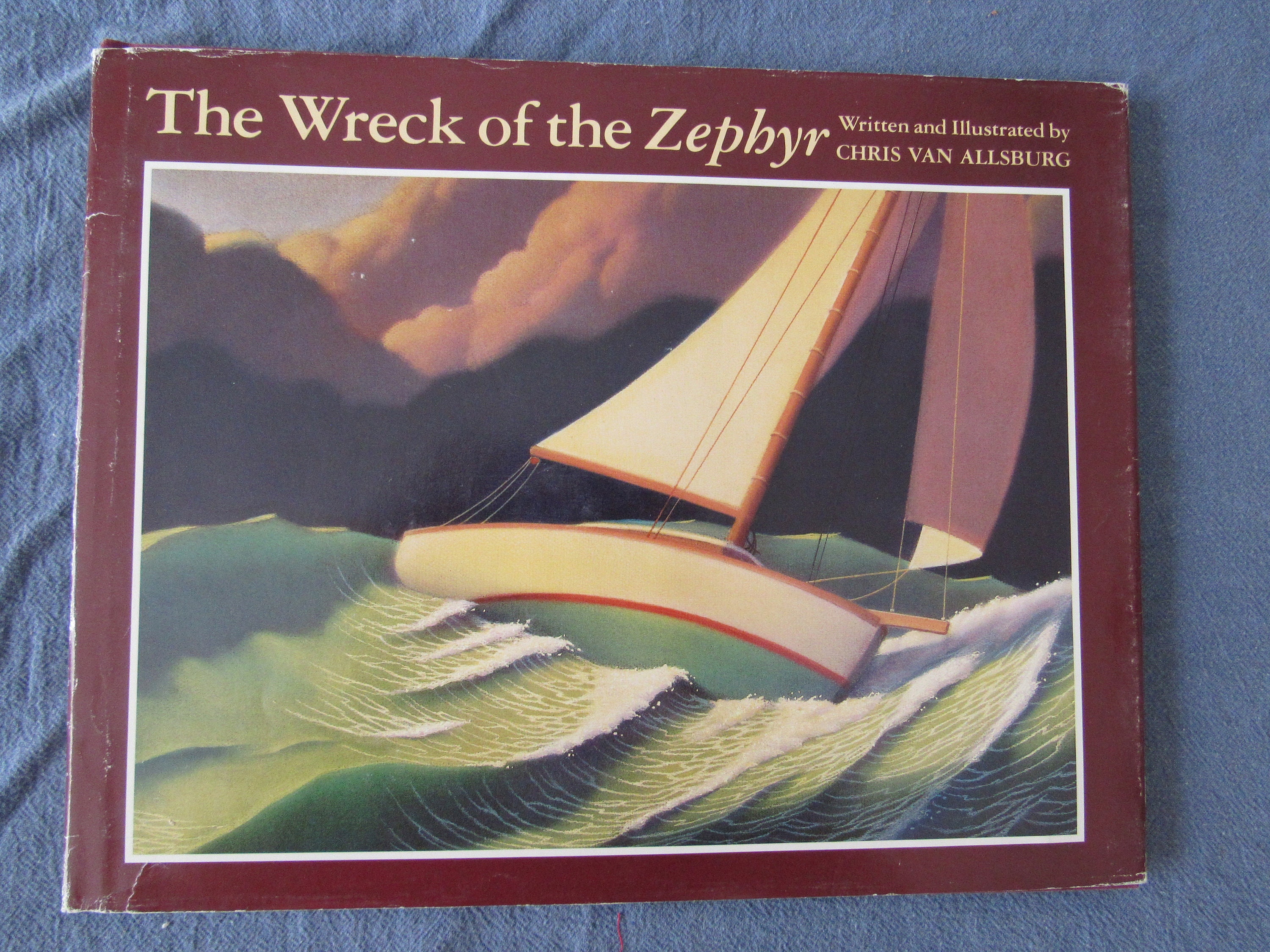 The Wreck of the Zephyr by Chris Van Allsburg 1983 Free | Etsy