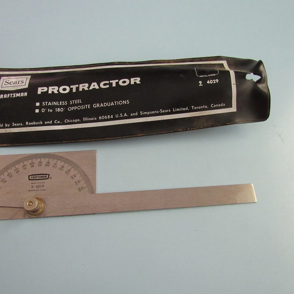 Vintage Protractor - Etsy