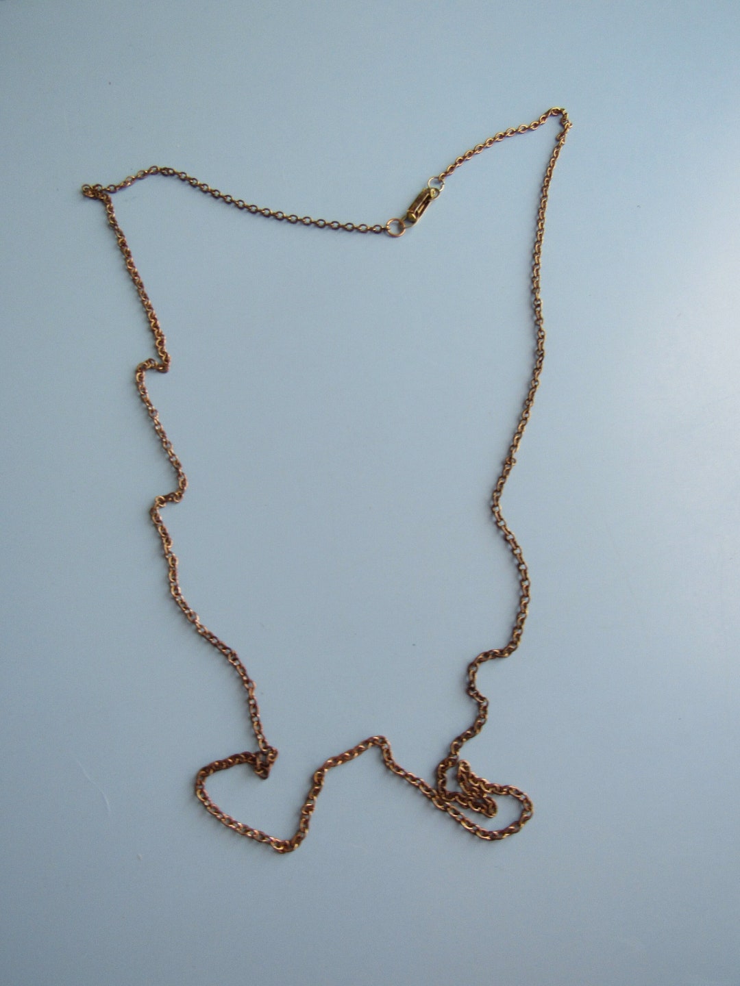 Vintage Gold Tone Chain Necklace Hong Kong Free Shipping - Etsy