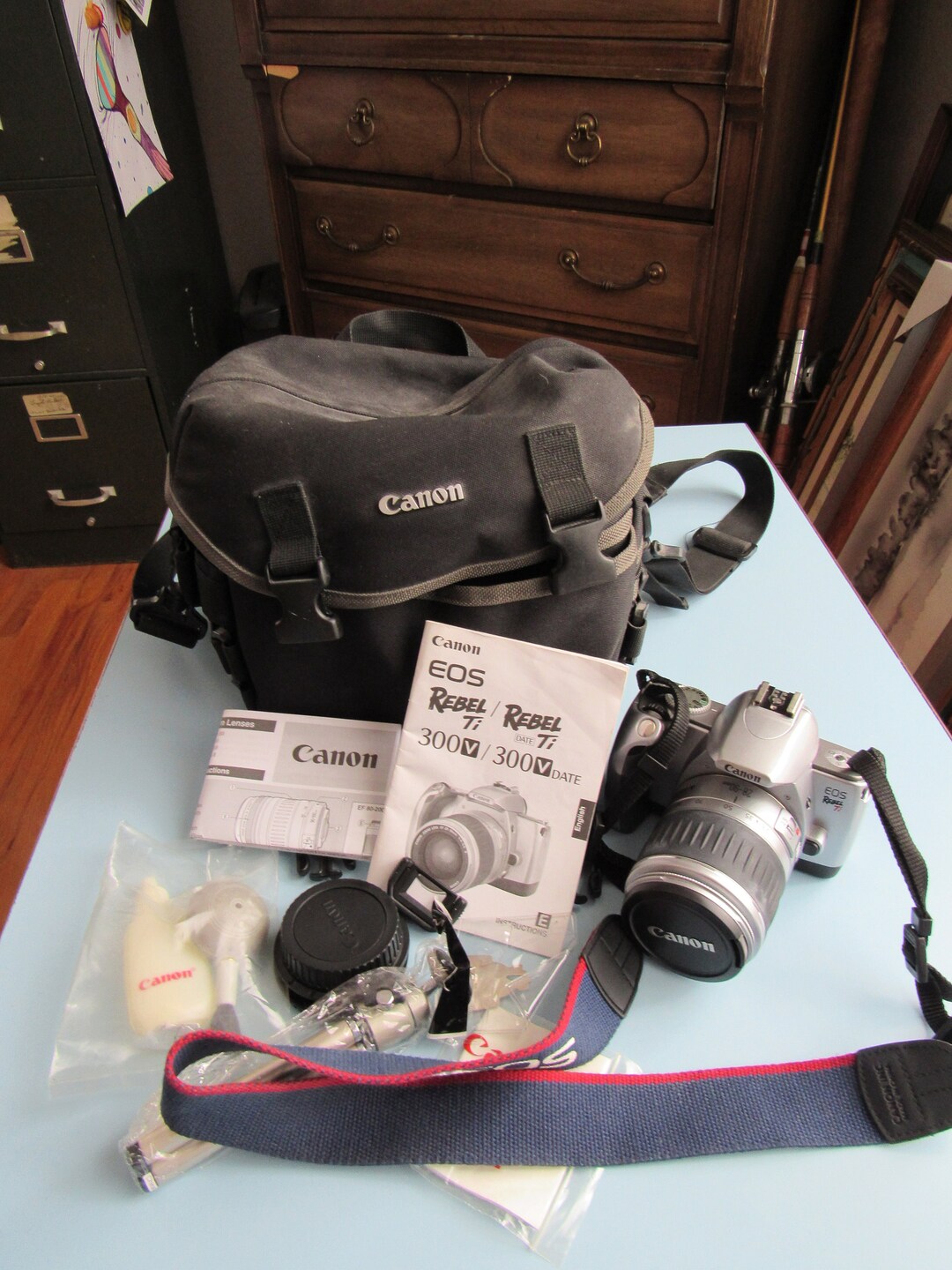 Vintage Canon EOS Rebel Ti Camera With Case Free Shipping - Etsy