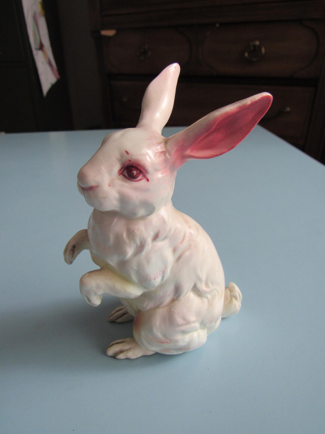 Vintage Lefton Porcelain Rabbit Figurine Bunny Free Shipping - Etsy