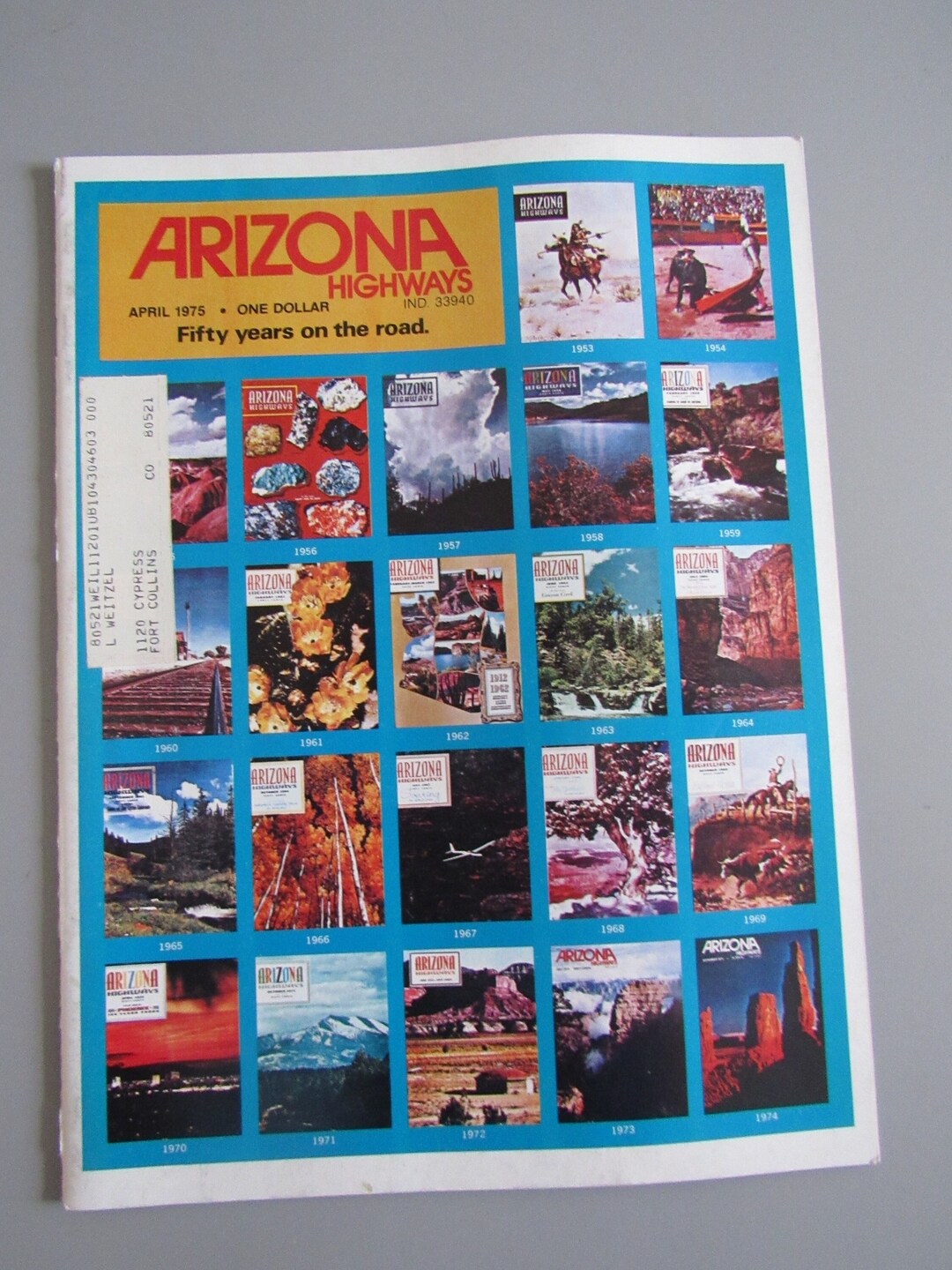Vintage Arizona Highways Magazine April 1975 Golden - Etsy