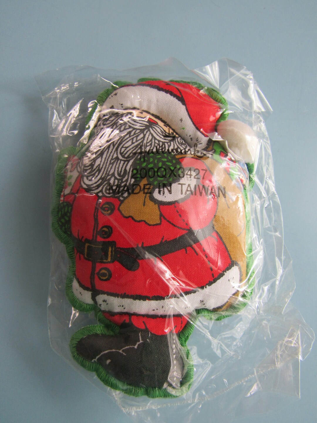 Vintage Hallmark Santa Claus Cloth Ornament New Old Stock Free Shipping ...