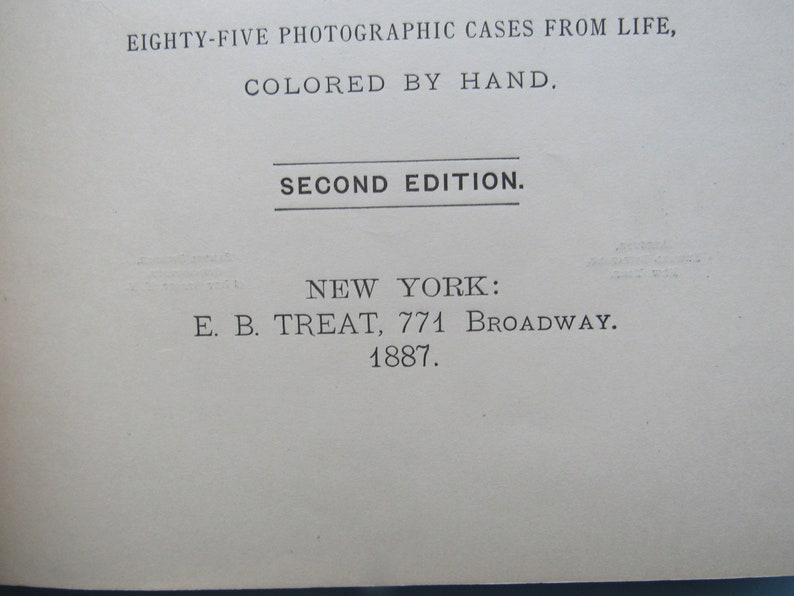 Photographic Illustrations of Skin Diseases by George Henry Fox 1887 ...