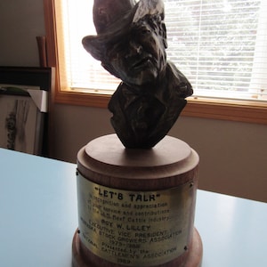 Vintage Jerry Palen Bronze Sculpture 1982 Commissioned Work (?) Free ...