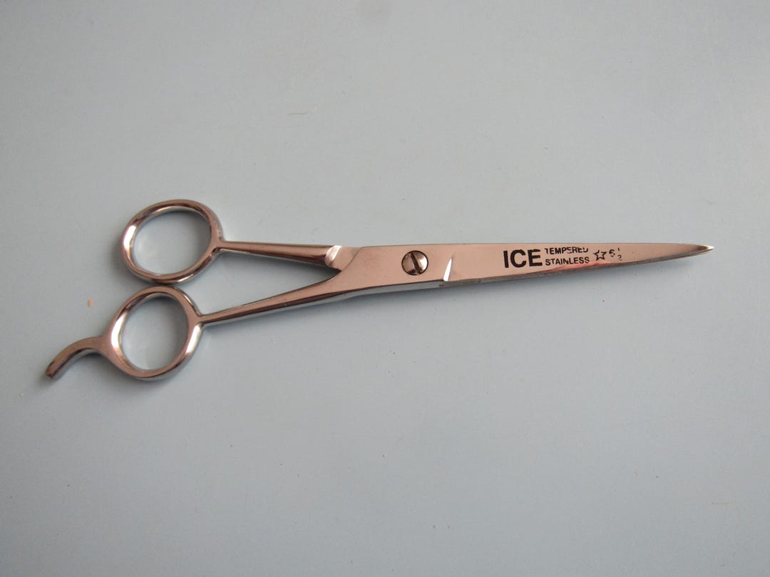Vintage ICE Barber Shears Scissors Free Shipping - Etsy