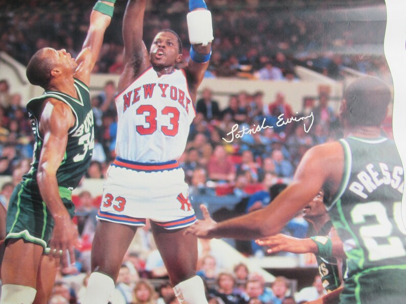 Vintage Patrick Ewing Sports Illustrated Poster Free Shipping - Etsy
