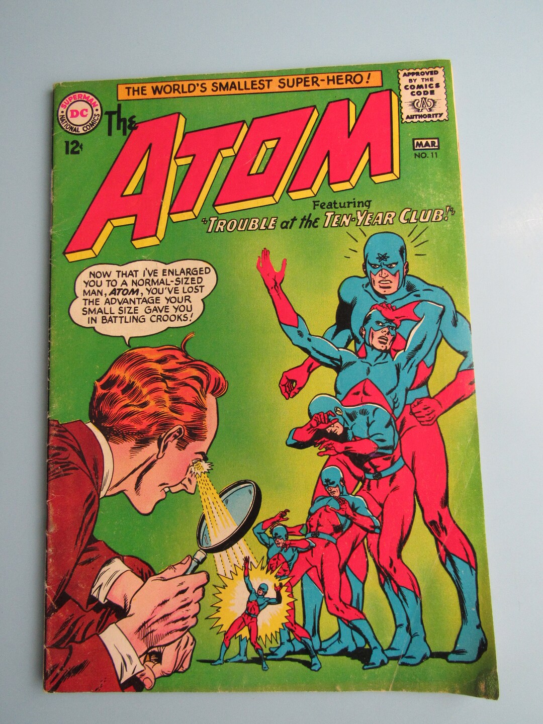 The Atom No. 11 DC Comics 1964 Gil Kane Free Shipping - Etsy
