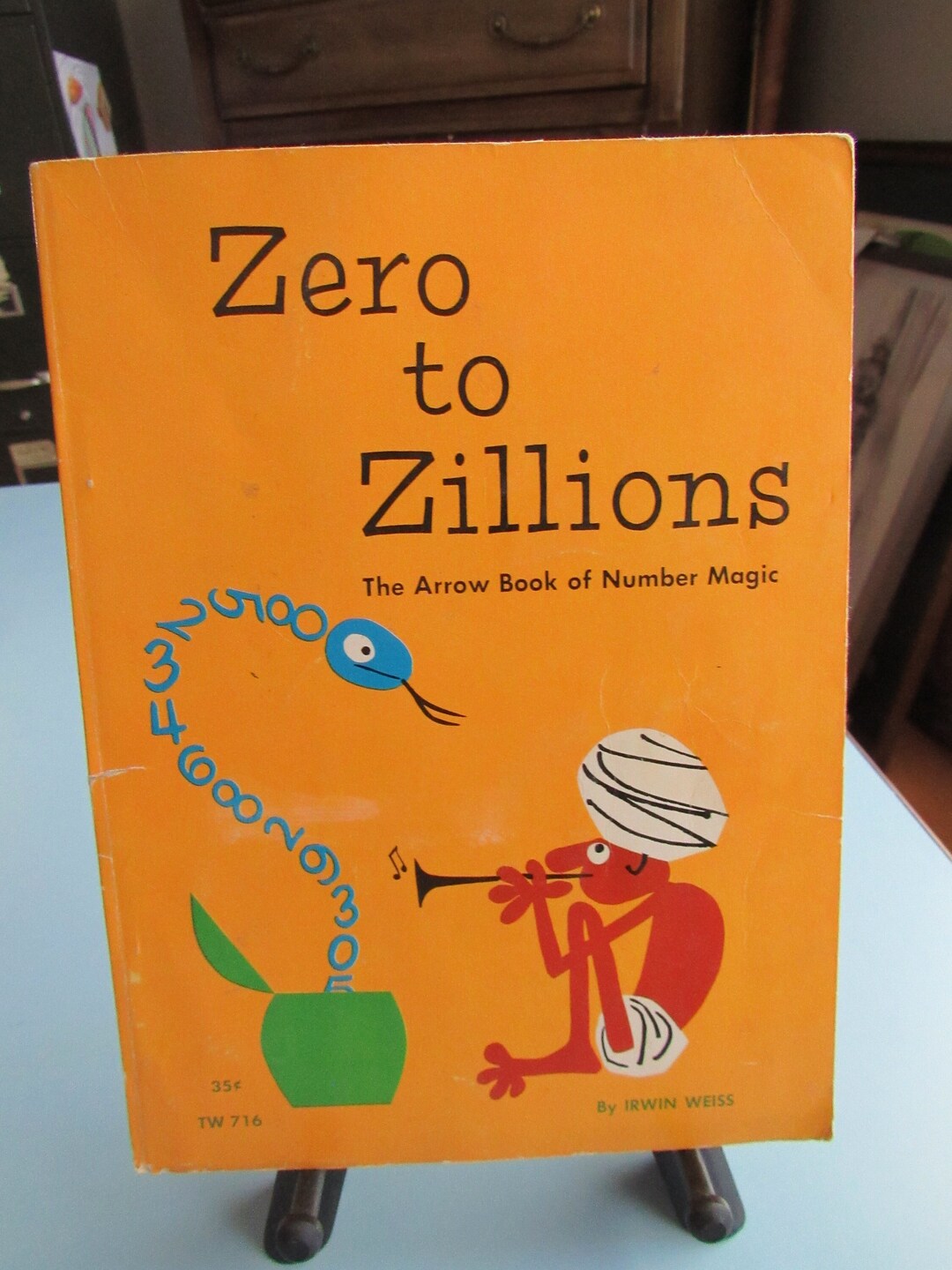Zero to Zillions: the Arrow Book of Number Magic by Irwin Weiss 1966 ...