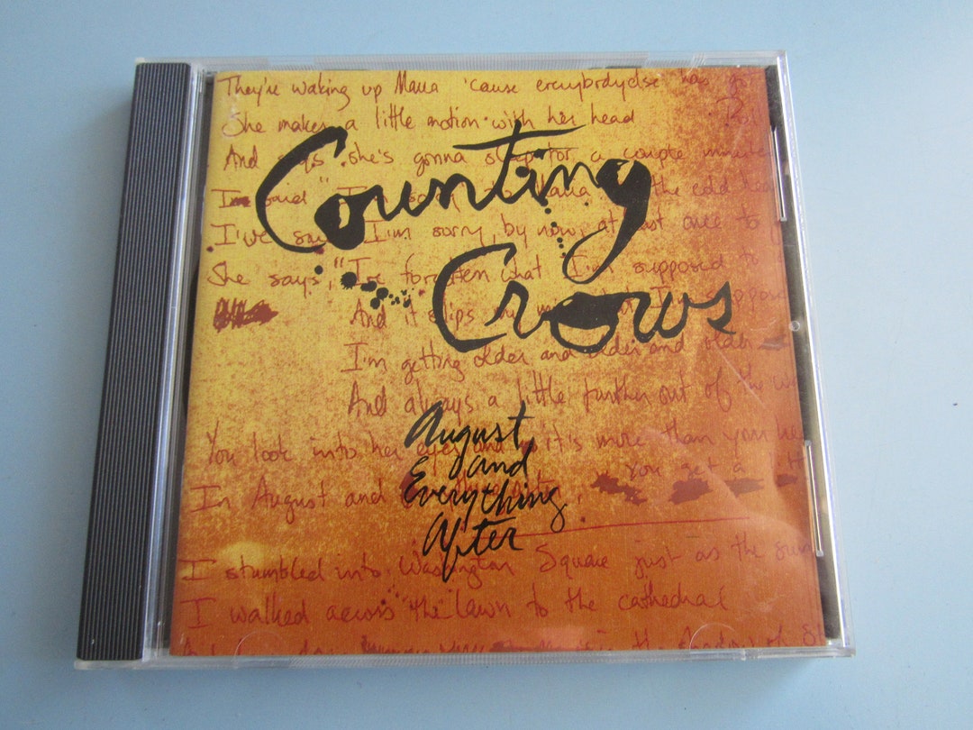 Counting Crows August and Everything After CD 1993 Free Shipping - Etsy