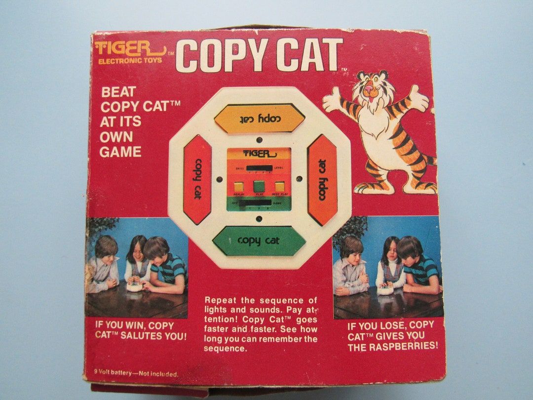 Vintage Tiger Electronic Toys Copy Cat in Original Box 1979 Free ...
