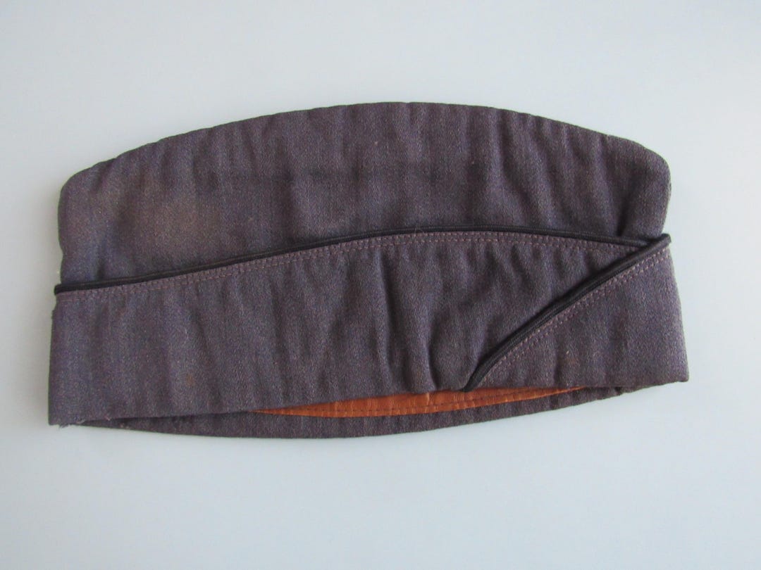 Vintage Flight Ace Blue Military Wool Garrison Cap Free Shipping - Etsy