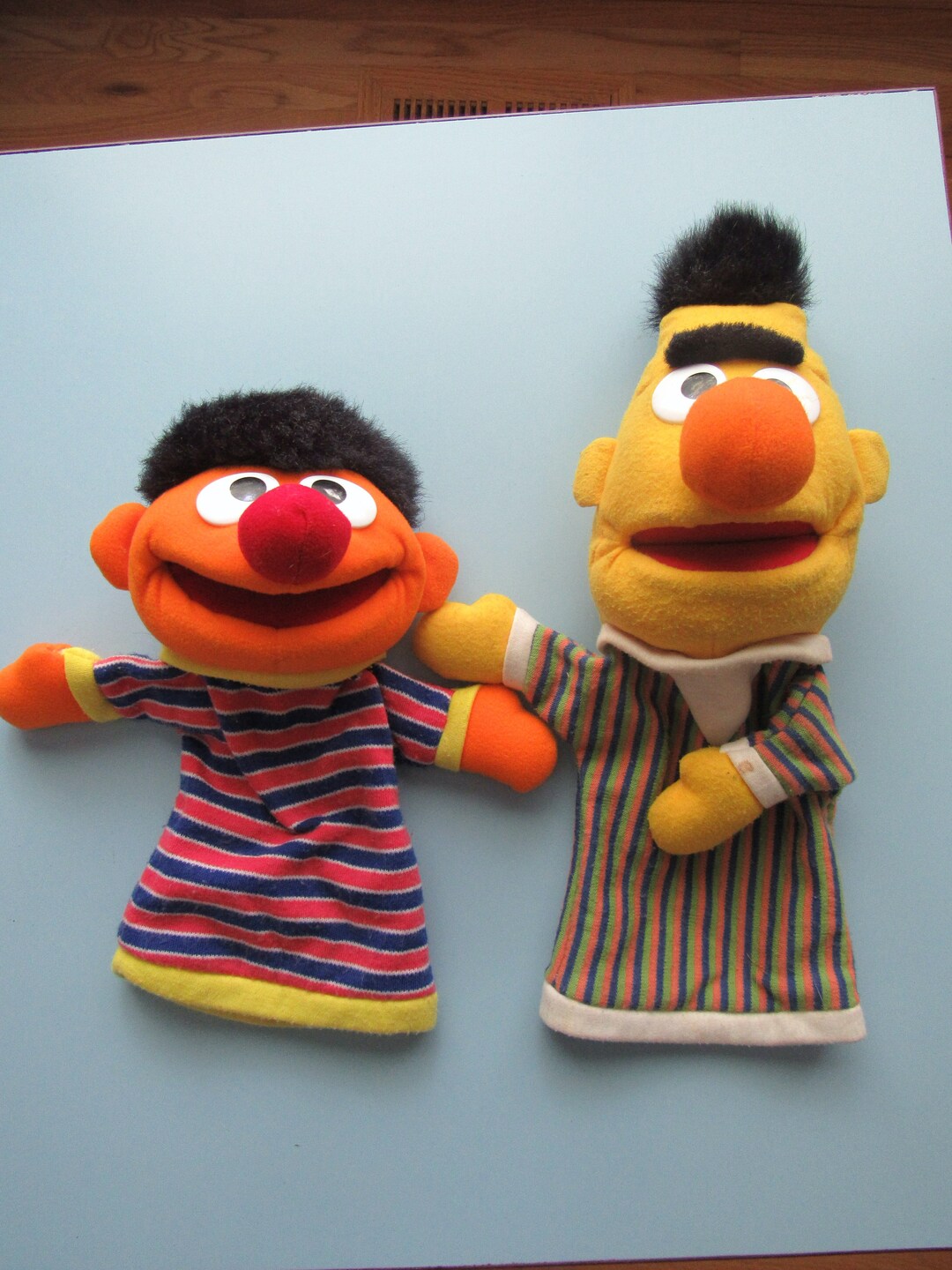 Vintage Applause Sesame Street Bert & Ernie Hand Puppets - Etsy