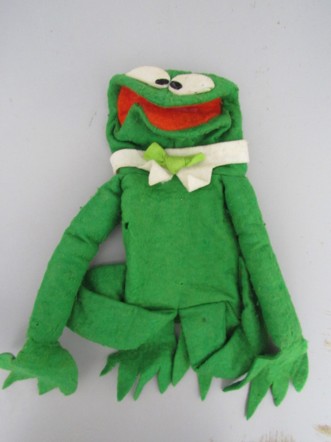Vintage Puppet Factory Frog Hand Puppet 1974 Free Shipping - Etsy
