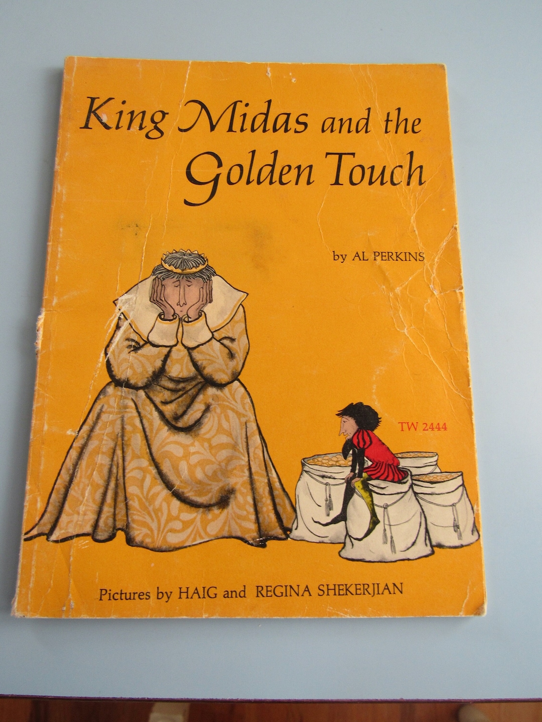 King Midas and the Golden Touch by Al Perkins 1973 Scholastic Paperback ...