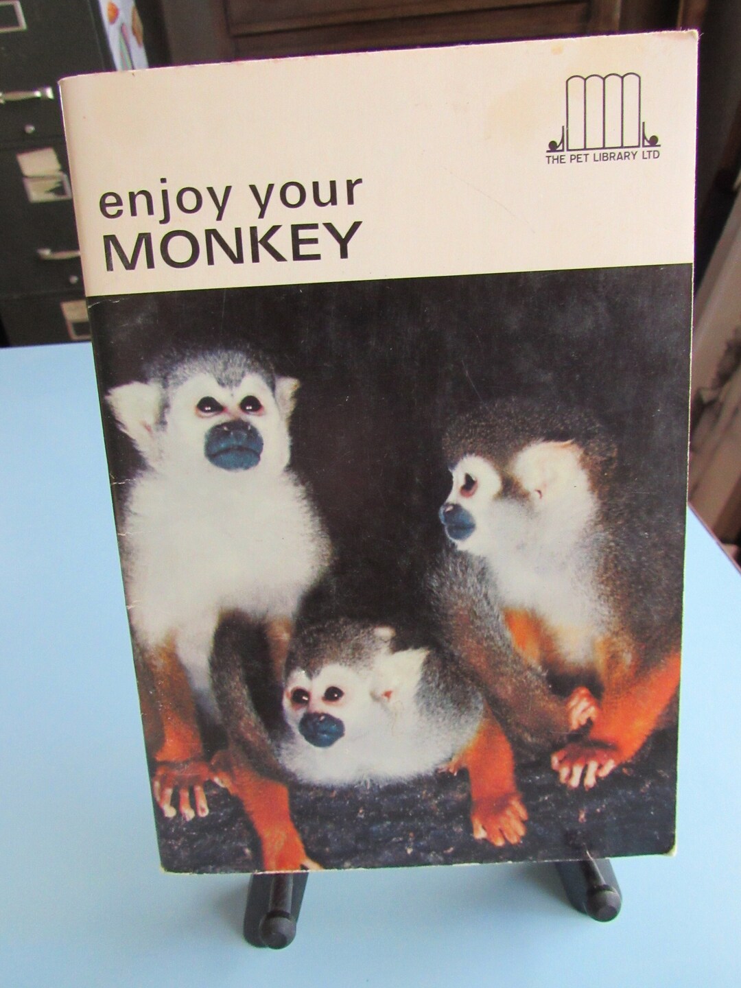 Enjoy Your Monkey the Pet Library Free Shipping - Etsy