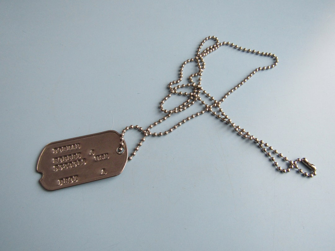 Vintage United States Navy Dog Tag USN Free Shipping - Etsy