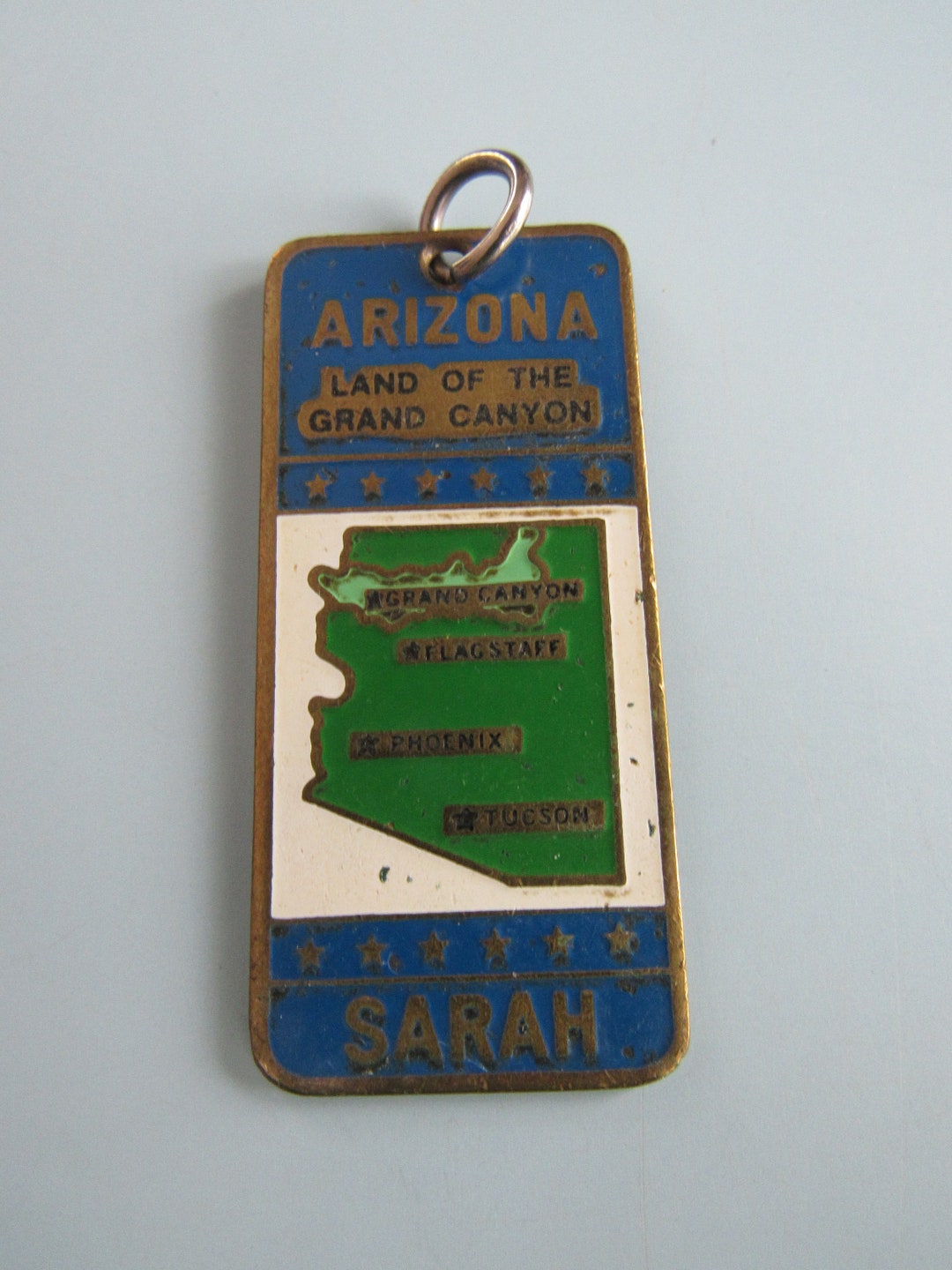 Vintage Arizona Land of the Grand Canyon Keychain Sarah Free Shipping ...