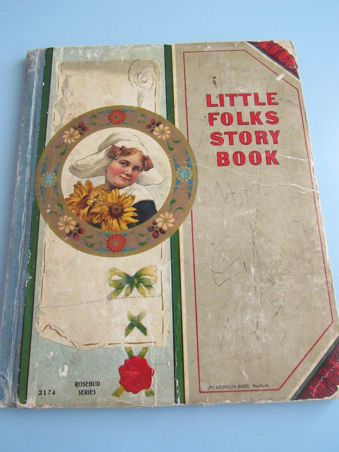 Little Folks Story Book Rosebud Series 1910s Free Shipping - Etsy