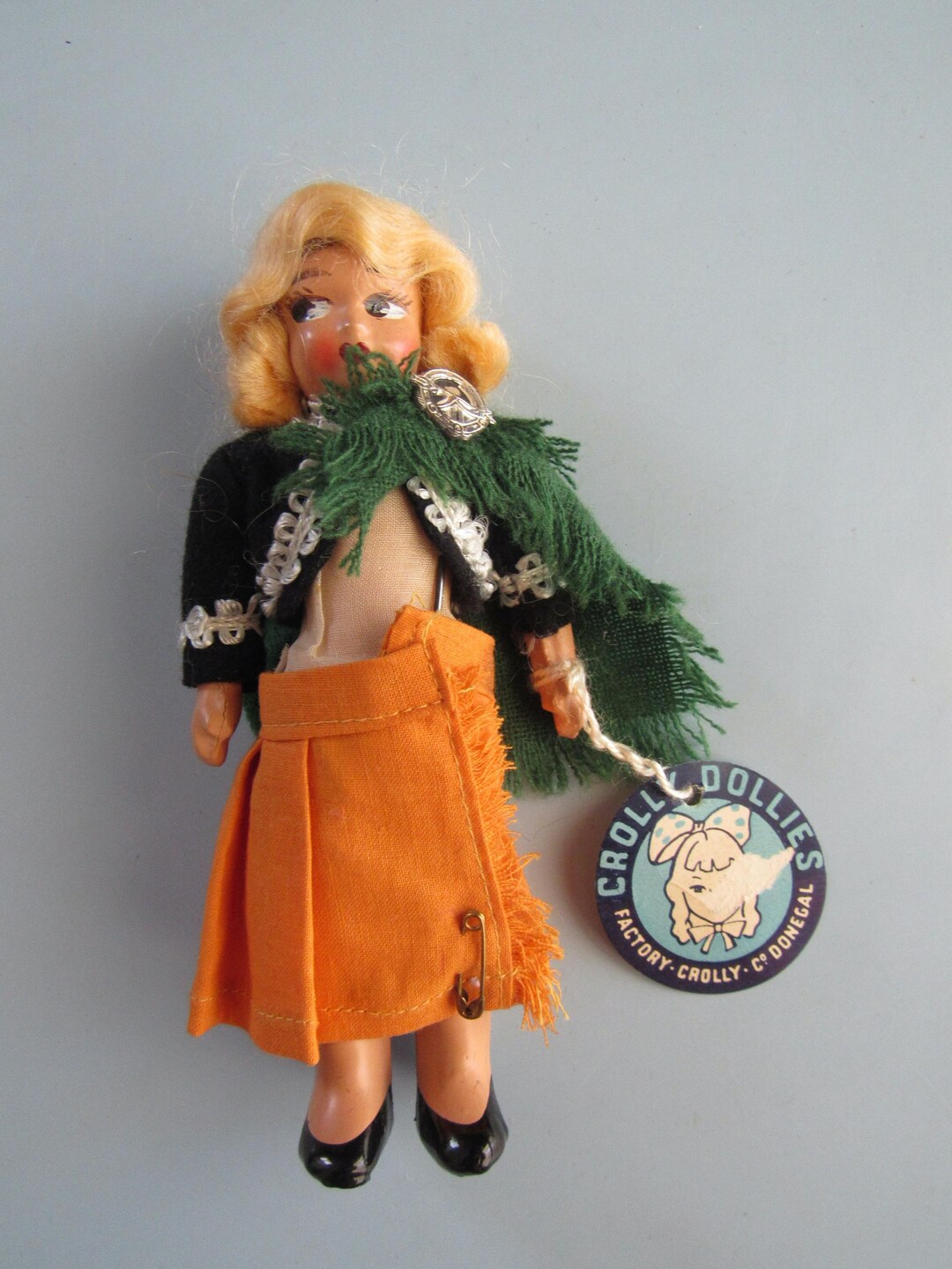 Vintage Crolly Dollies Irish Dancer Doll Ireland Free Shipping - Etsy