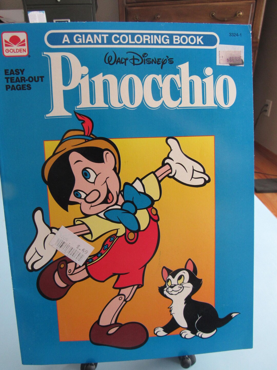 Vintage Walt Disney's Pinocchio Coloring Book 1992 Free Shipping - Etsy