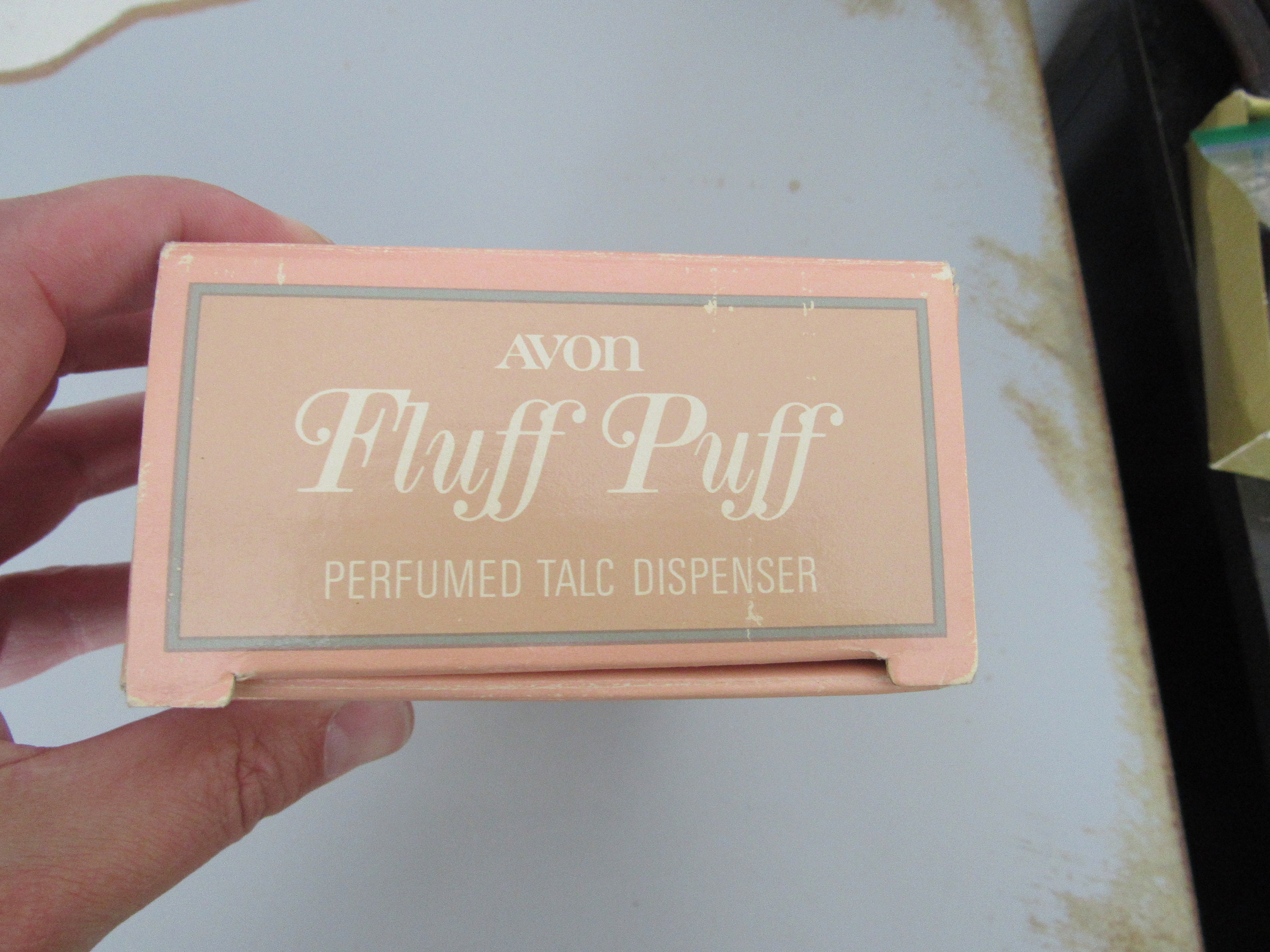 Vintage Avon Fluff Puff Perfumed Talc Dispenser 1967 New Old | Etsy