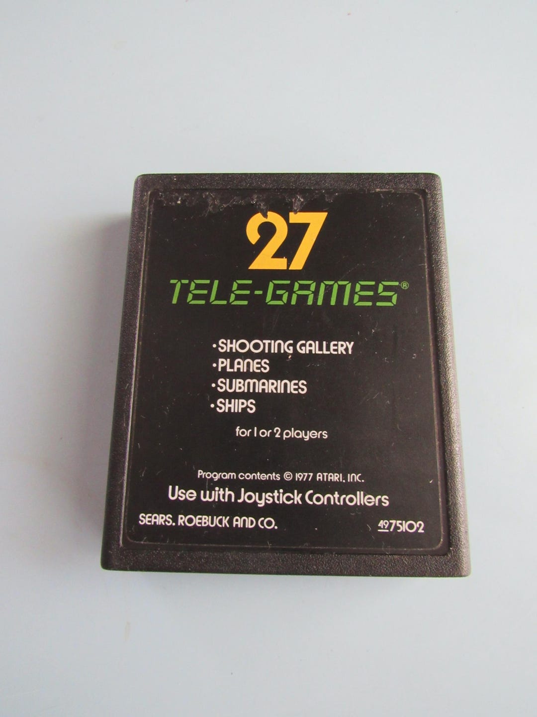 Vintage Atari 2600 Target Fun 27 Tele-games Cartridge 1977 Free ...