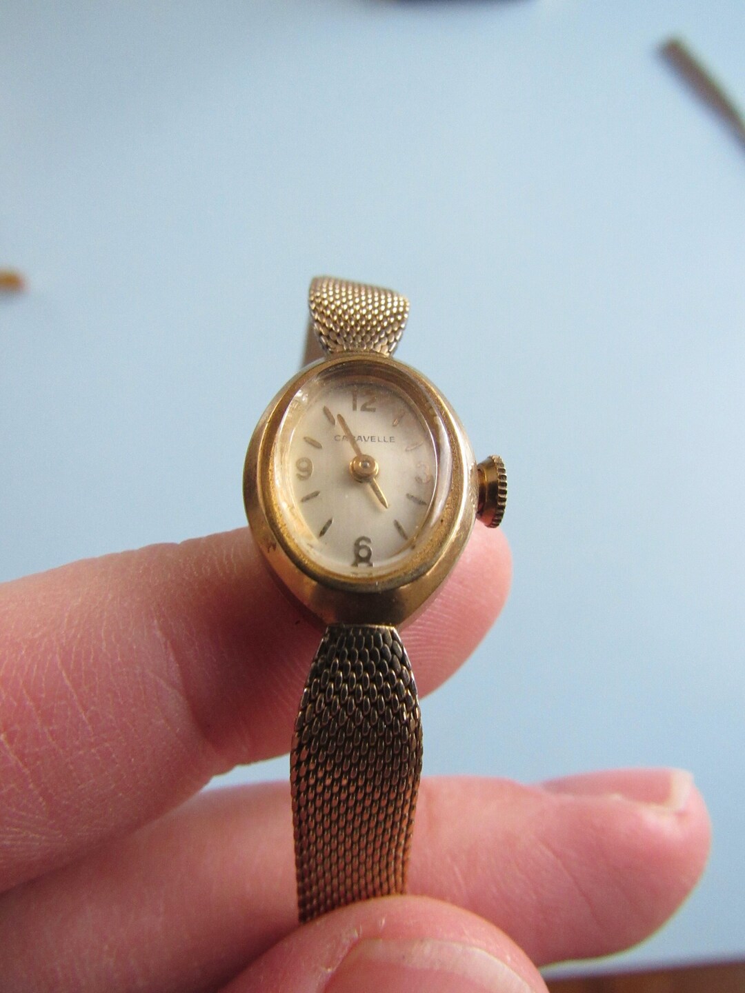 Vintage Women's Caravelle 10K Rolled Gold Plate 17 Jewels Mechanical ...