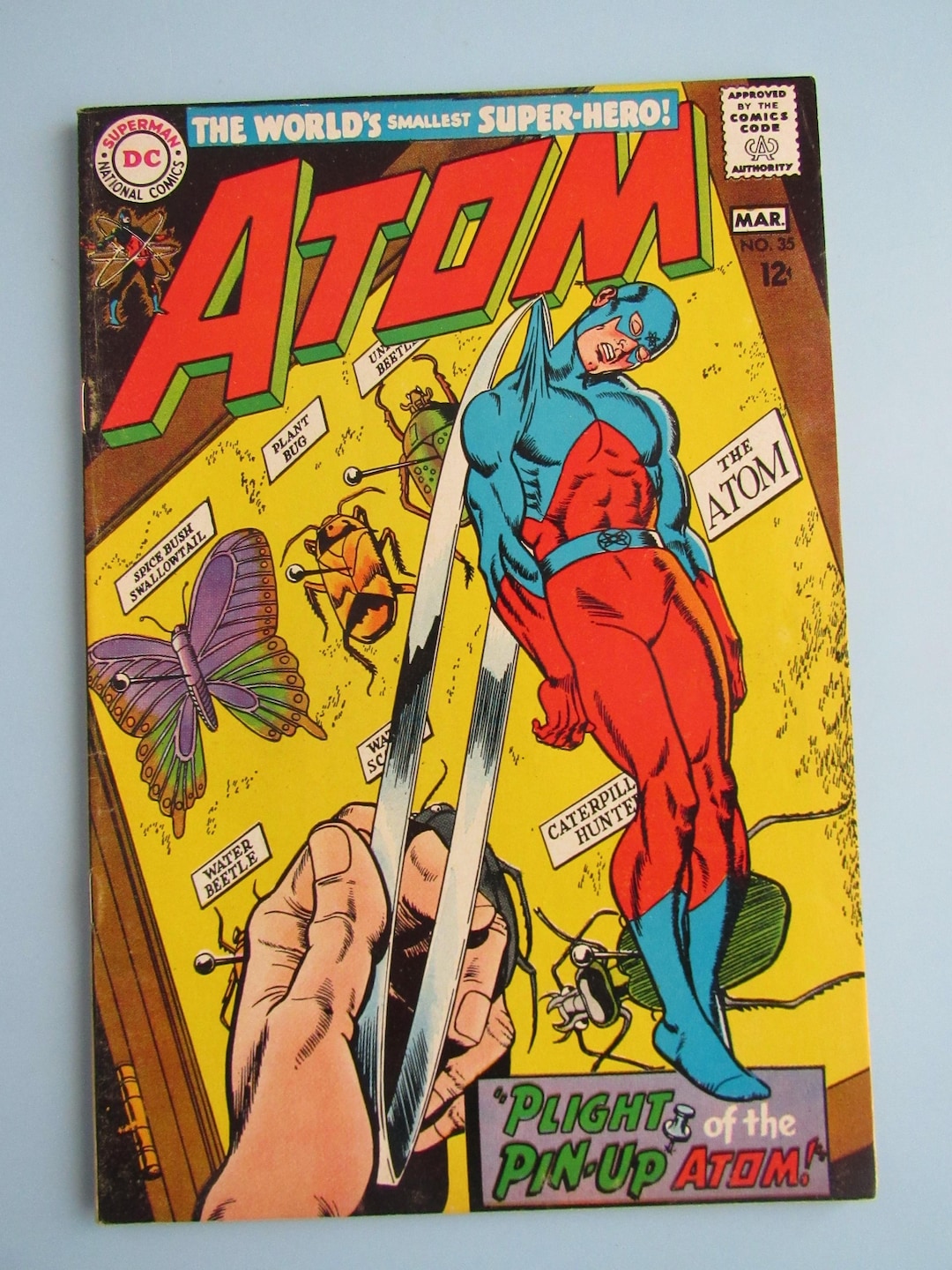 The Atom No. 35 DC Comics 1968 Gil Kane Free Shipping - Etsy