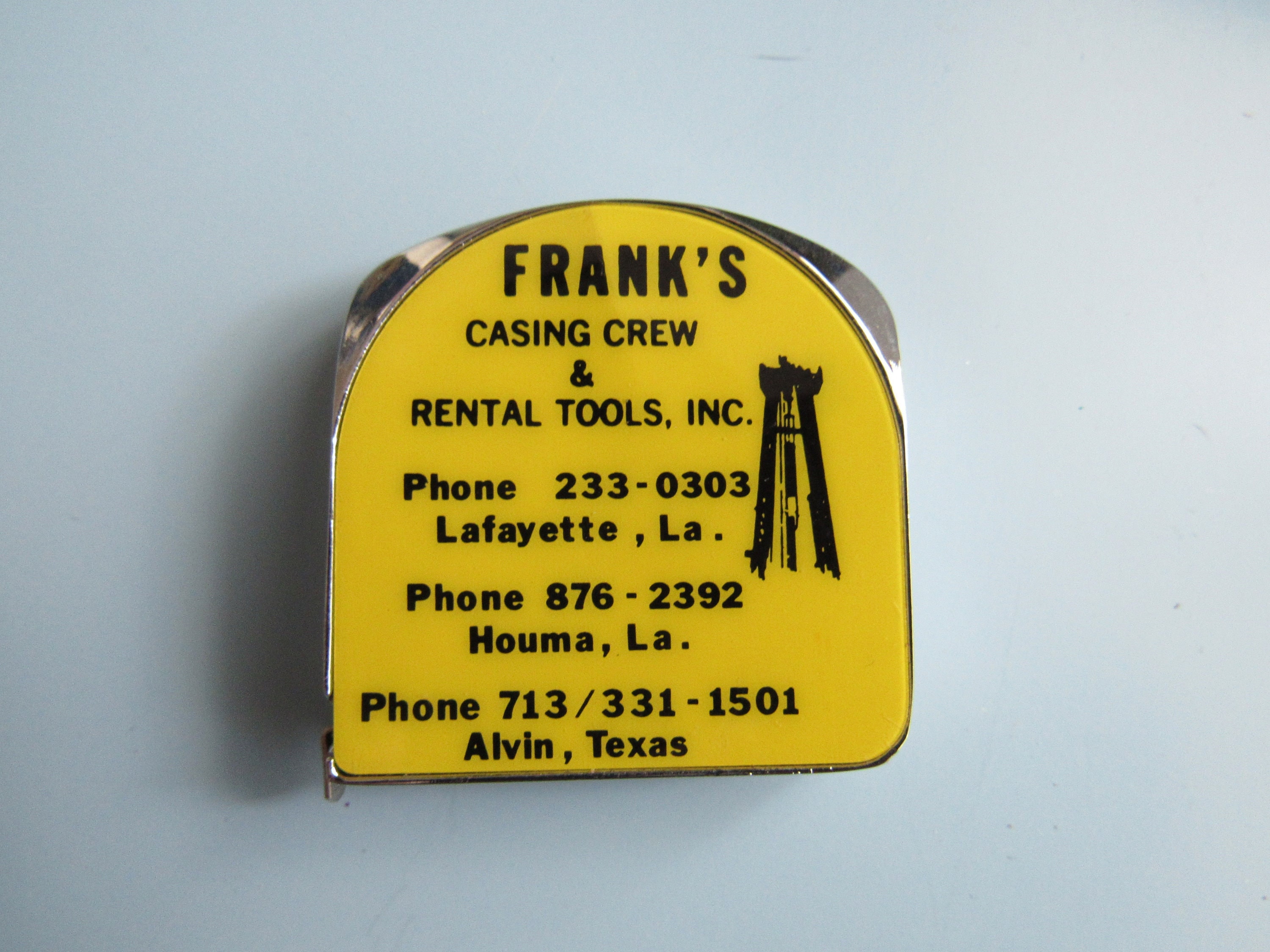 Vintage Frank's Casing Crew & Rental Tools Inc. Tape - Etsy