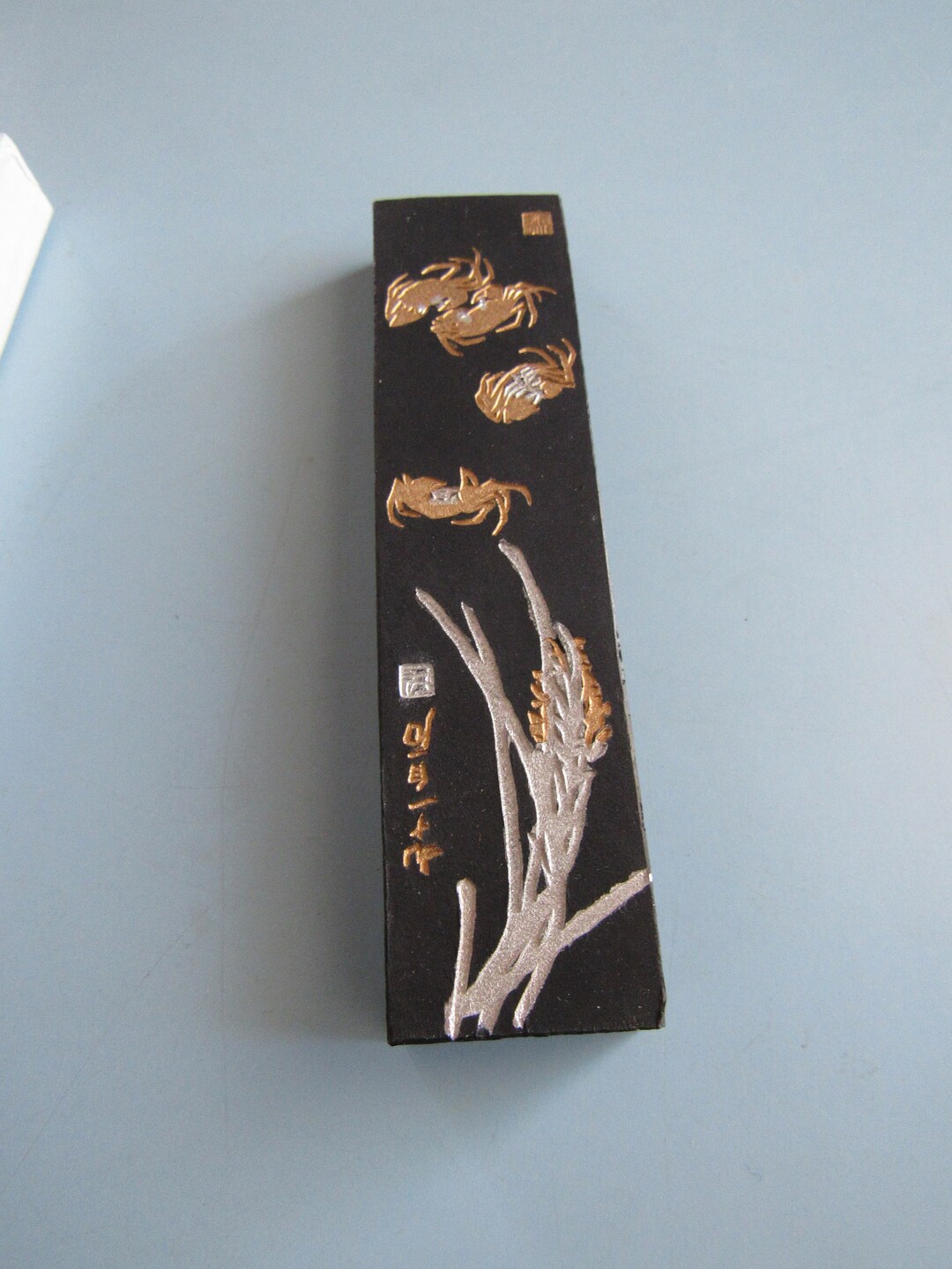 Vintage Black Chinese Paperweight in Box Free Shipping - Etsy