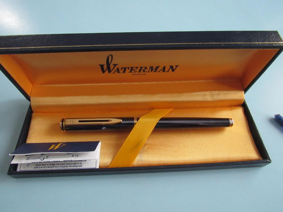 Vintage Waterman Cartridge Fountain Pen in Box Free Shipping - Etsy
