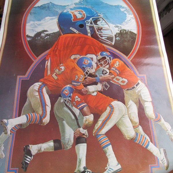 Denver Broncos Posters - Etsy