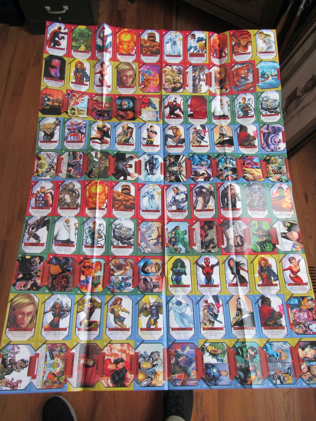 Vintage Marvel Comics Recharge Collectible Card Game Retailer ...