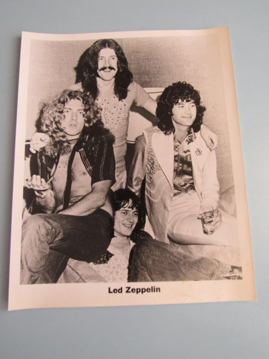 Vintage Led Zeppelin Press Photo James Fortune Free Shipping - Etsy
